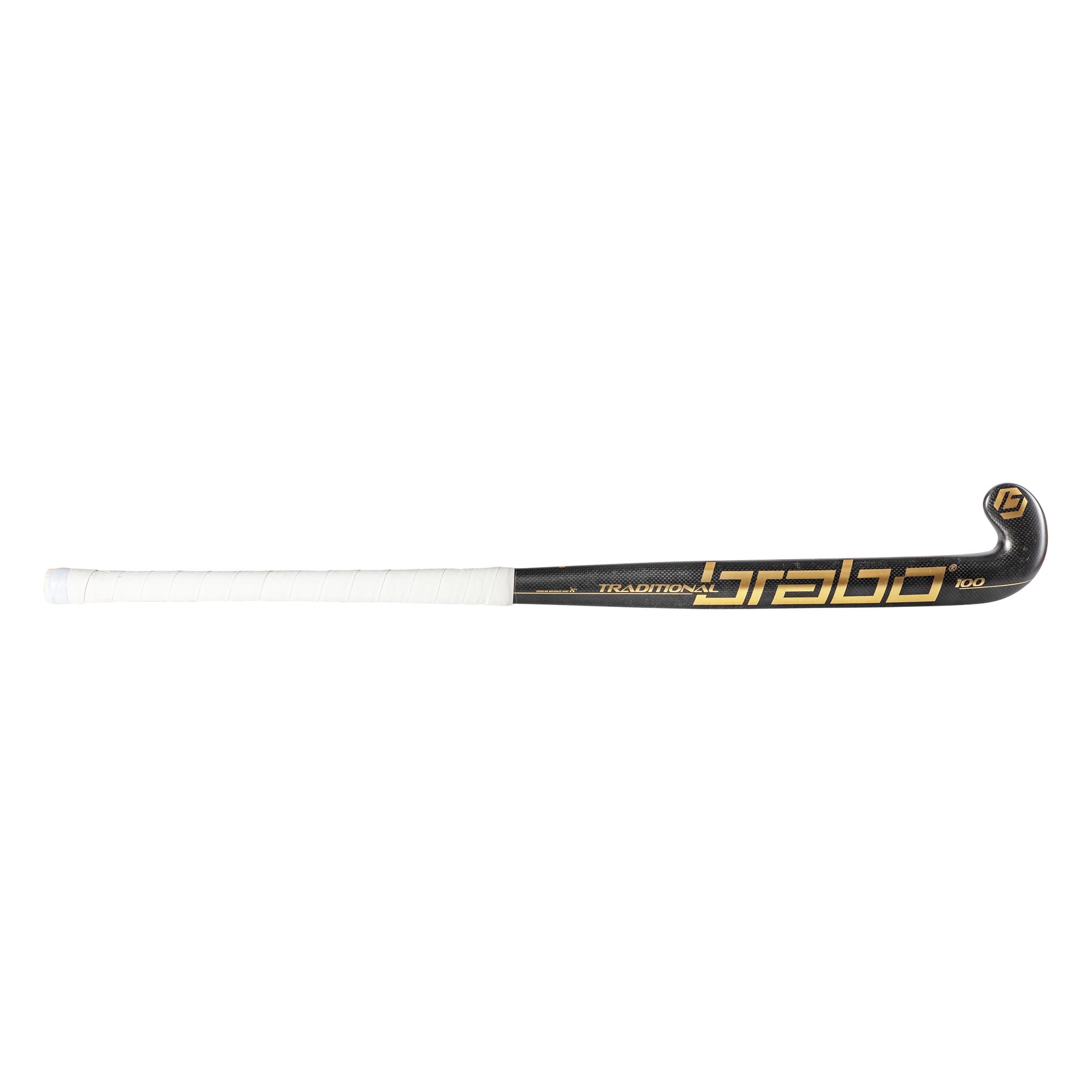 Brabo Traditional Carbon 100 Extreme Low Bow hockeystick black gold