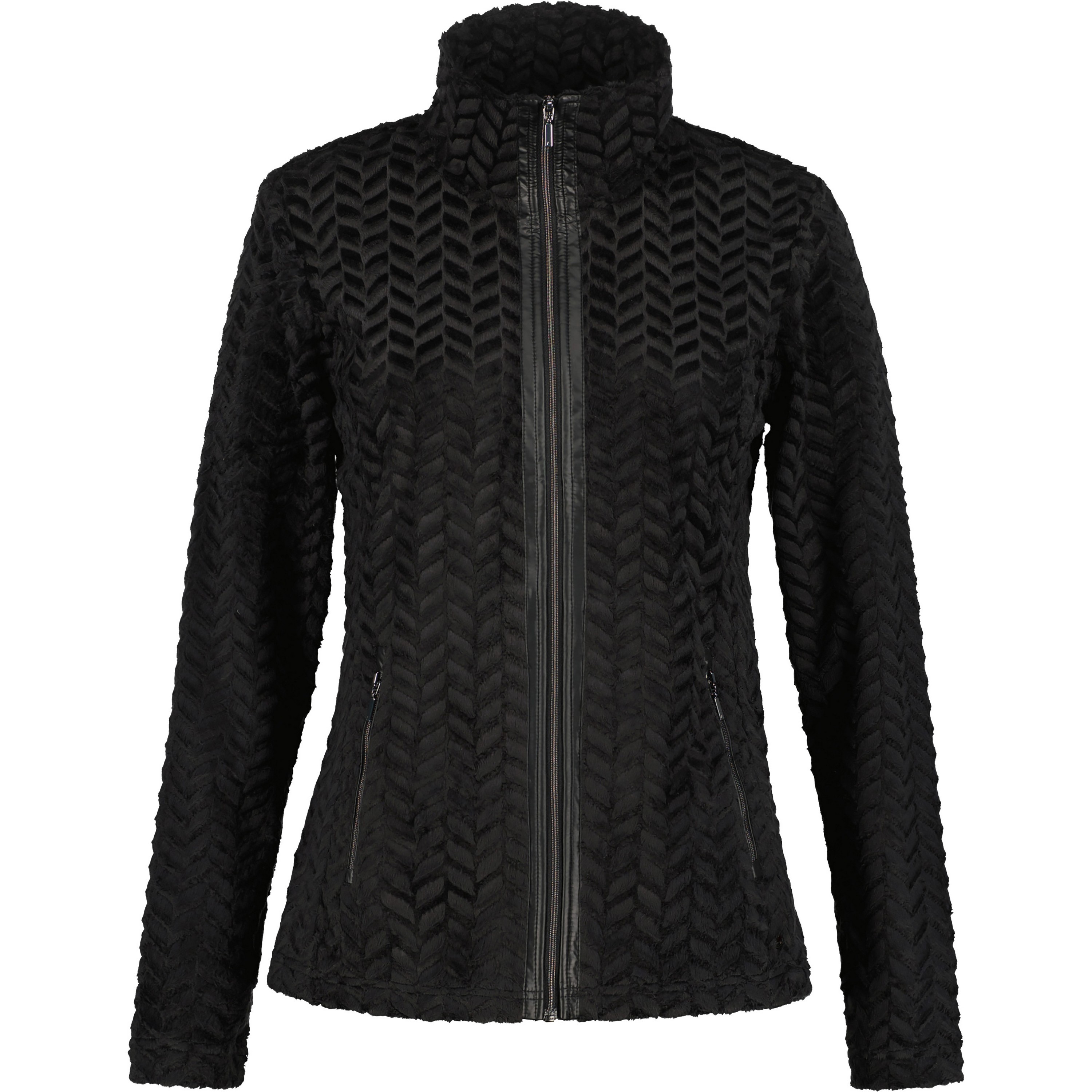 Luhta Halmeniemi fleece vest dames basic black