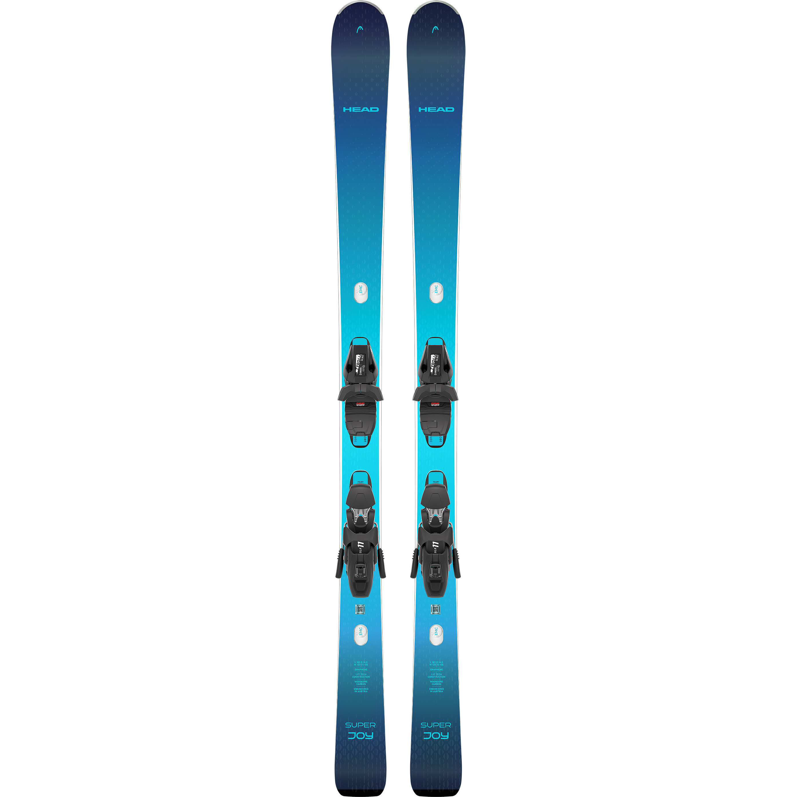 HEAD e-Super Joy 26 - 27 ski's dames met SLR 11 GW binding